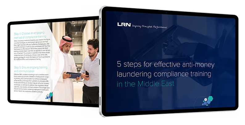 Anti-money laundering training guide for the Middle East | LRN